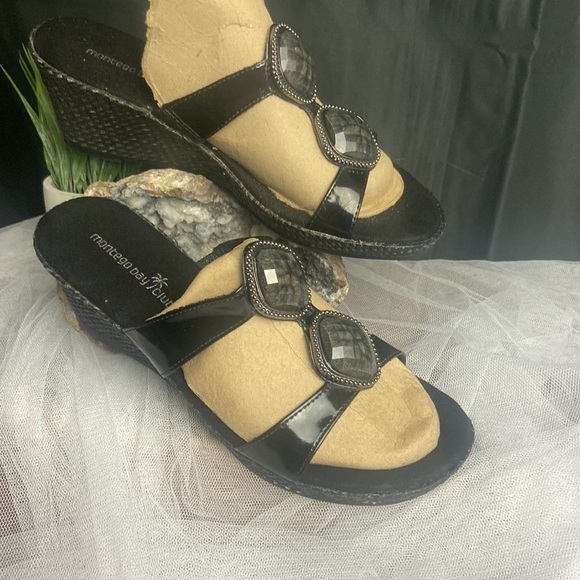 Montego Bay Club Shoes Montego Bay Club Wedge Sandals Poshmark